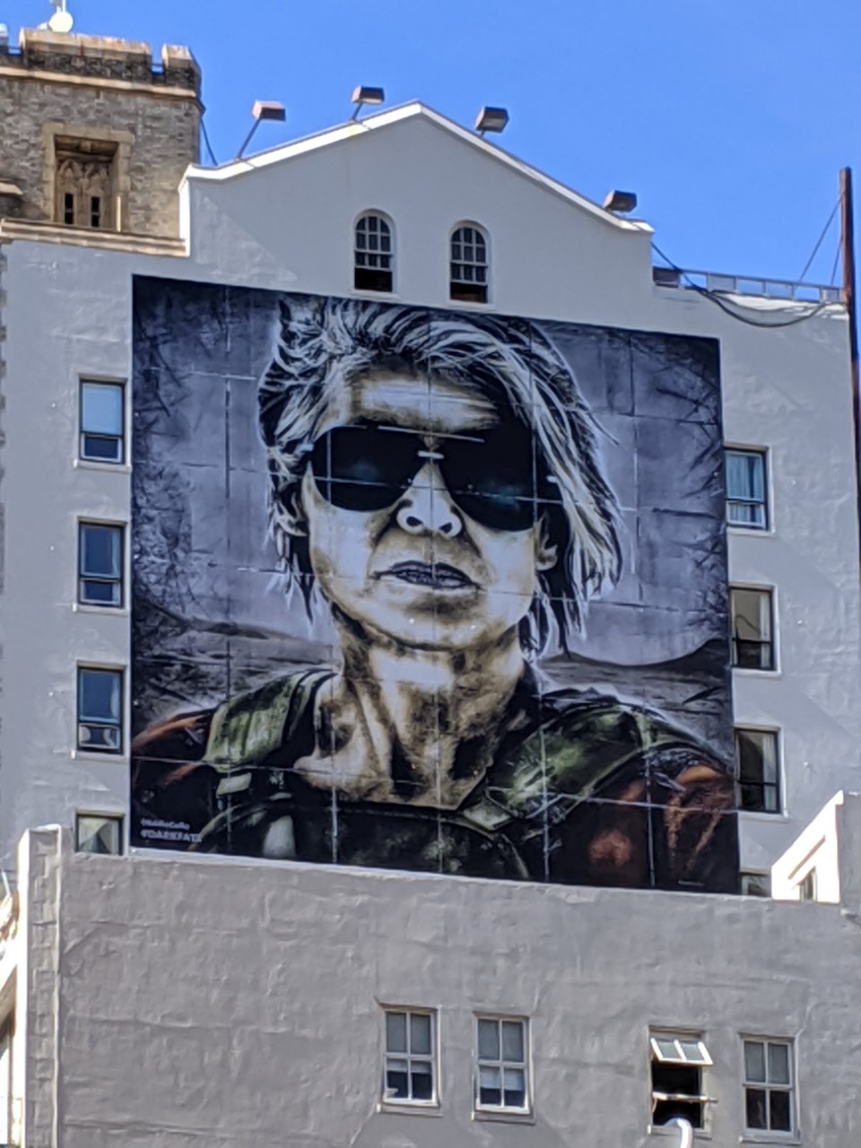 Local Artist Unveils “Terminator: Dark Fate” Mural Near Union Square ...