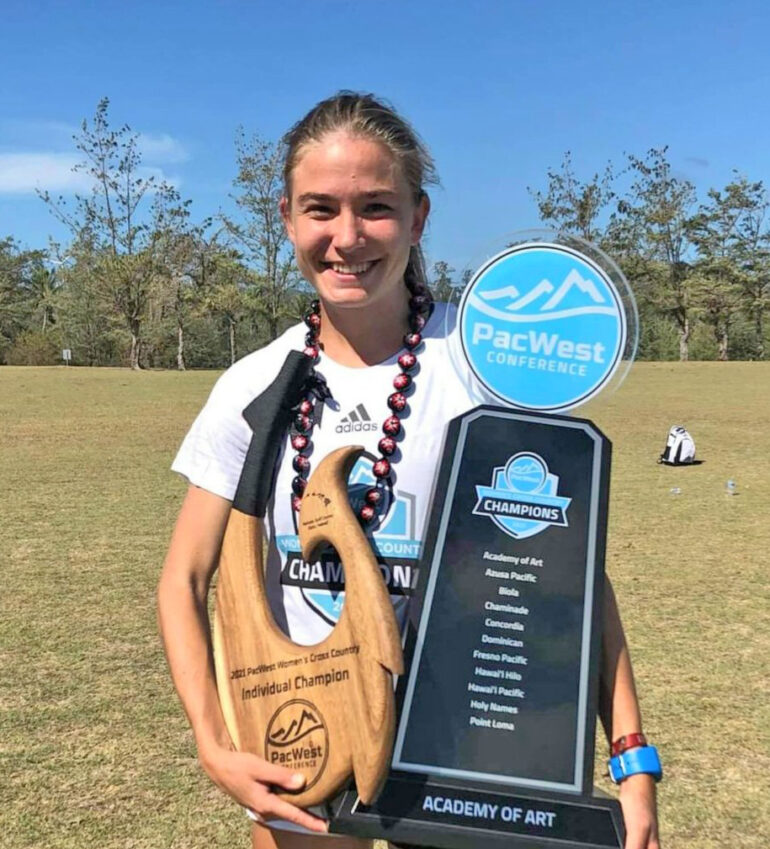 Women's Cross Country Earns First PacWest Title | Art U News